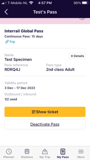 Detaillierte Anleitung zum Hinzufügen von Fahrten zum pass und zum Erhalten der Fahrkarten (QRs ...