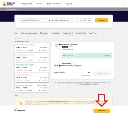 Comment faire des réservations? – Eurail Knowledge Base