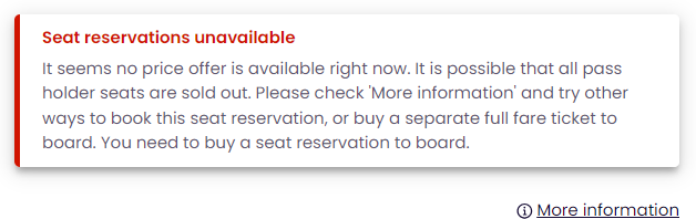 Why can’t I book my reservation? – Eurail Knowledge Base